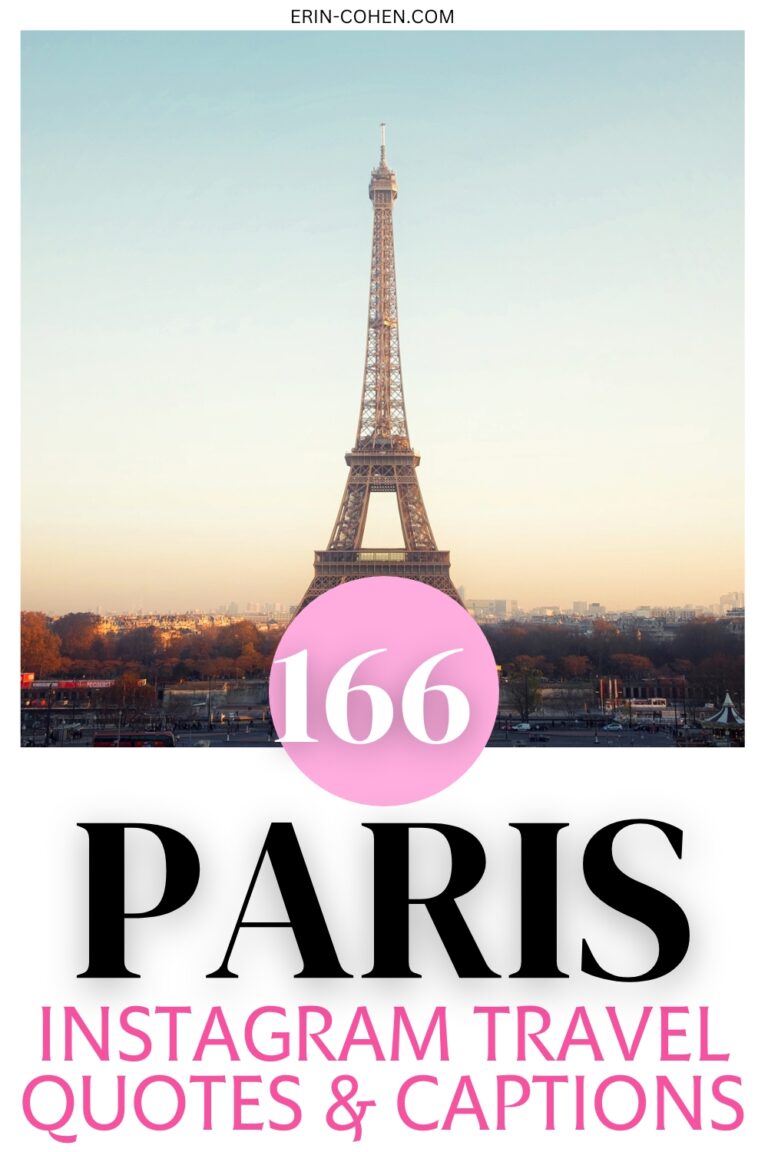 166 Paris Instagram Captions That Are France-y - Erin Cohen