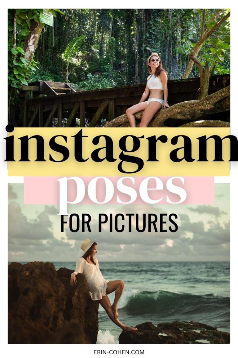 18 Cute Poses To Step Up Your Instagram Game - Erin Cohen