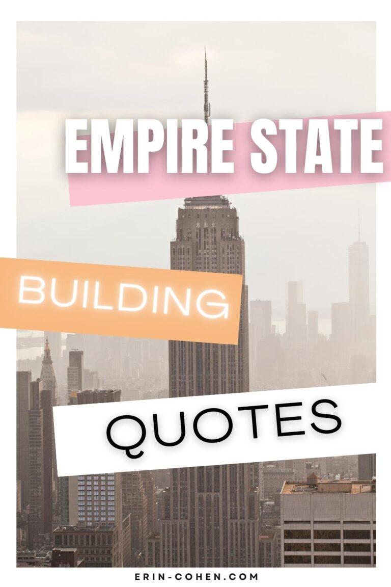 70+ Empire State Building Captions To Feel On Top Of The World - Erin Cohen